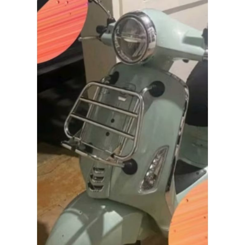 Jual Aksesoris vespa matik front rack /rack depan vespa primavera /new ...