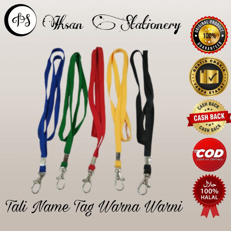 Jual Tali Name Tag/Tali Id Card Isi 10 Pcs | Shopee Indonesia