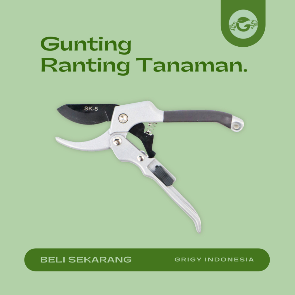 Jual GUNTING TAMAN RANTING TUMBUHAN BUNGA PRUNING SCISSORS 25MM - SK5 ...
