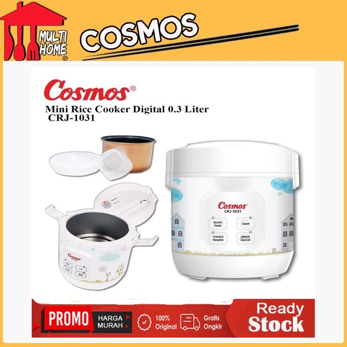 Jual Cosmos Digital Rice Cooker Mini 4 in 1 CRJ1031 / CRJ-1031 ...