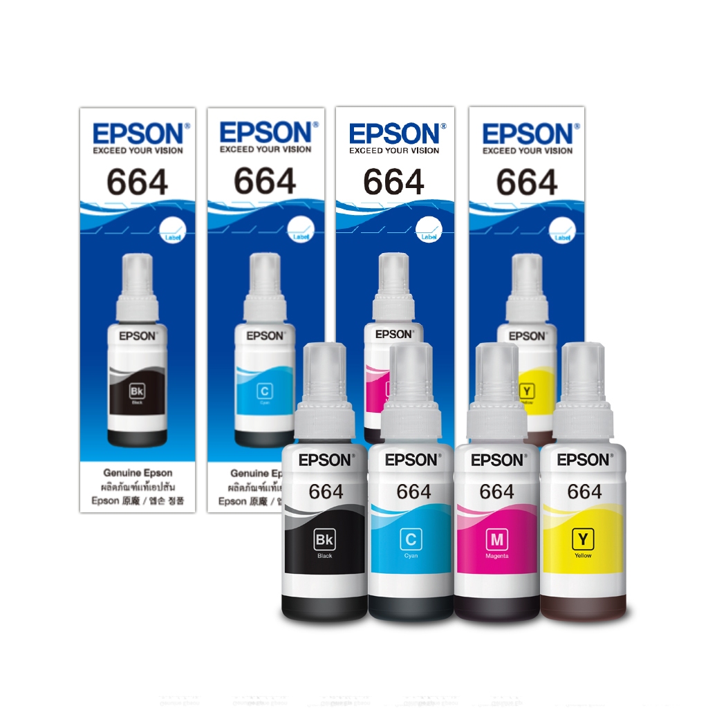Jual MALLIT Tinta Epson T664 ORI L120 L121 L310 L360 L365 L380 L405 ...