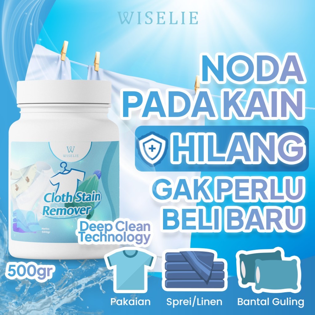 Jual Wiselie - Cloth Stain Remover Penghilang Noda Baju EXTRA BERSIH ...
