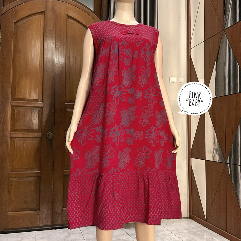 Jual NTSY/ Daster Batik Cap Solo Pita Tanpa Lengan Kutung Daster ...