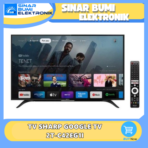 Jual SHARP 2T-C42EG1I GOOGLE TV FHD 42 INCH - 2TC42EG1I / C42EG1I ...