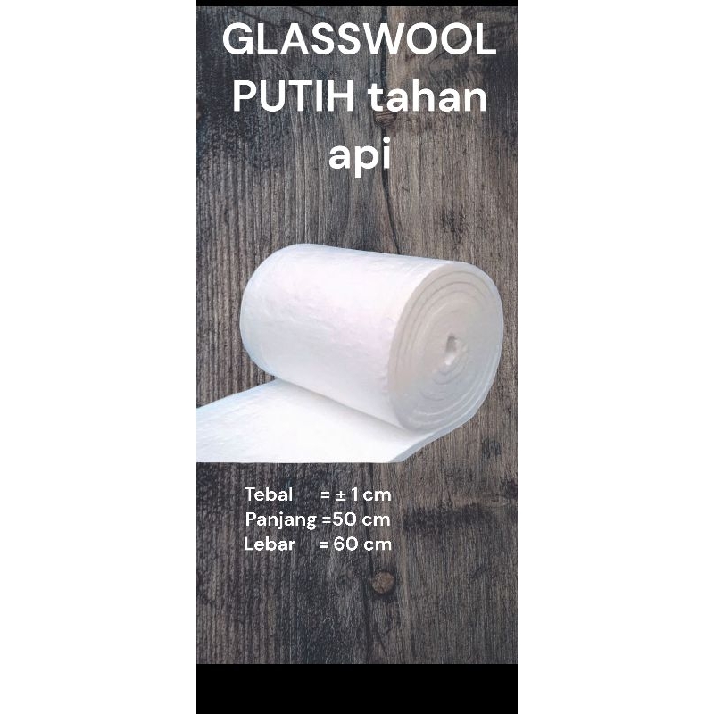 Jual GLASSWOOL GASPUL PUTIH 50 CM | Shopee Indonesia