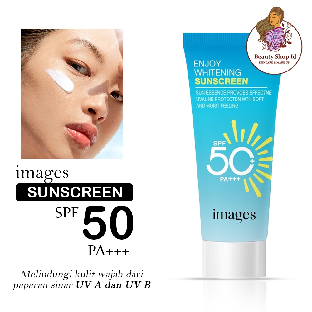 Jual IMAGES Sunscreen Wajah Tahan SPF 50 PA+++ / Sunscreen Kulit ...