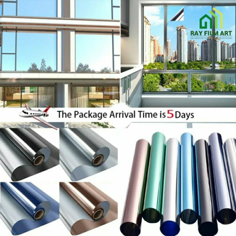 Jual Stiker Kaca Film Cermin Jendela Rumah Kantor Mobil Ruko One Way Tidak Tembus Pandang Lebar ...