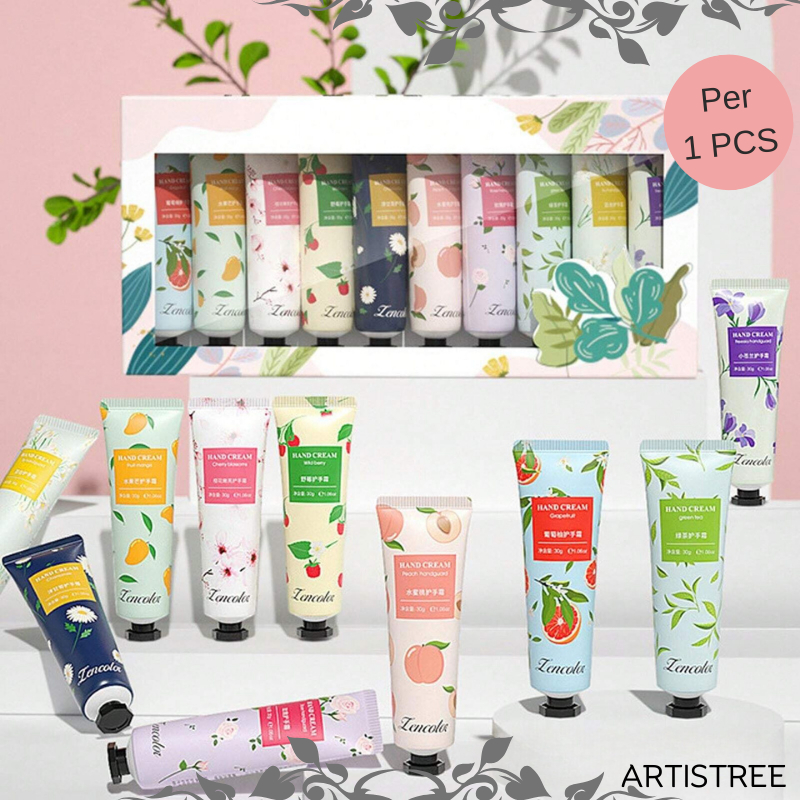 Jual Lencolor Hand Cream Fruity Flowery Plant Essence Lotion Krim ...