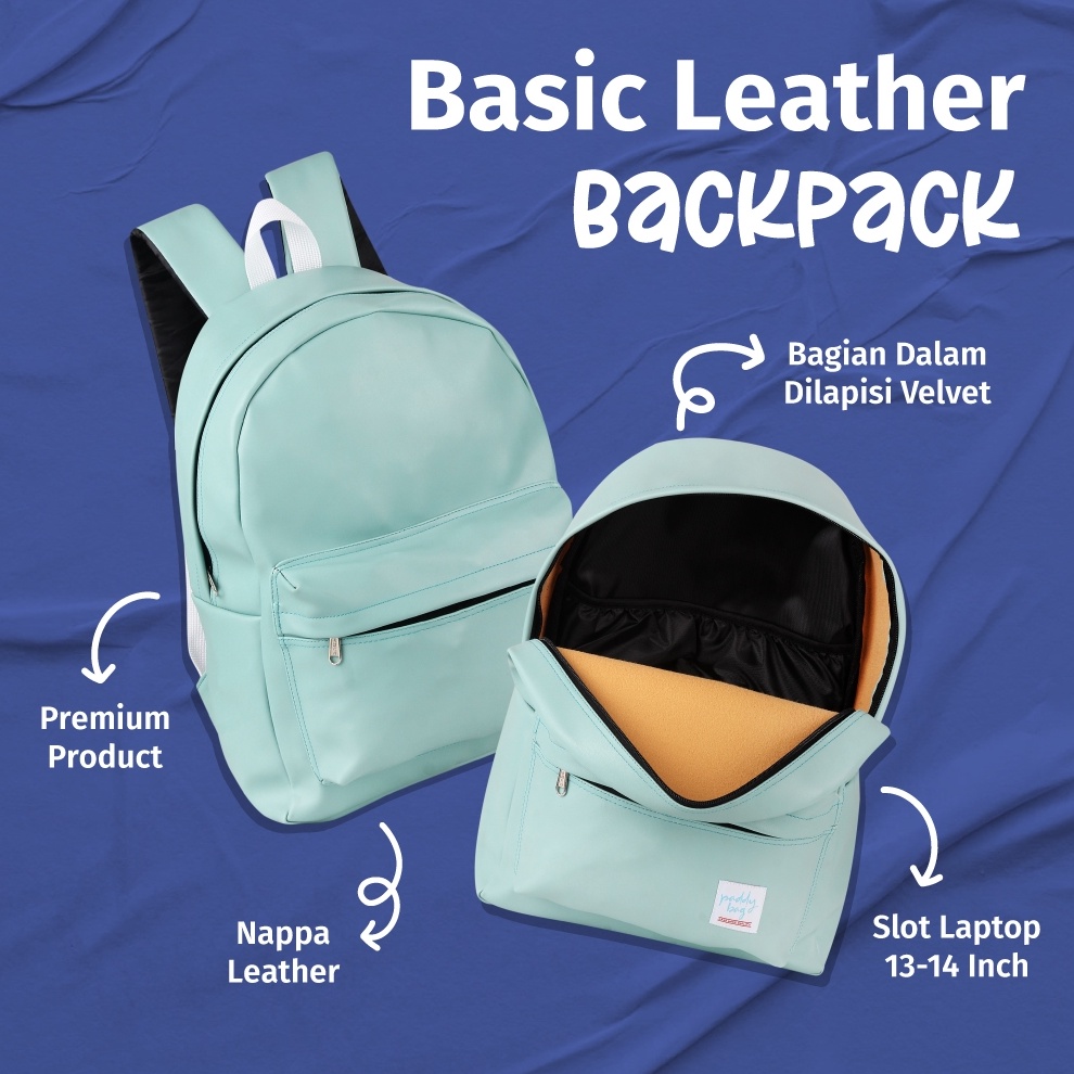 Jual Paddy Basic Leather Backpack Paddybag Tas Ransel Kulit Sekolah ...