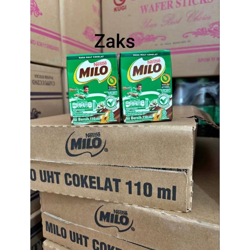 Jual milo uht kotak 110ml 1pack isi 4 pcs | Shopee Indonesia