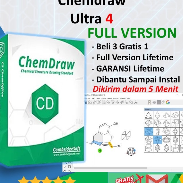 Jual ChemDraw Ultra 12 Full version untuk laptop PC KOMPUTER Full CHEM ...