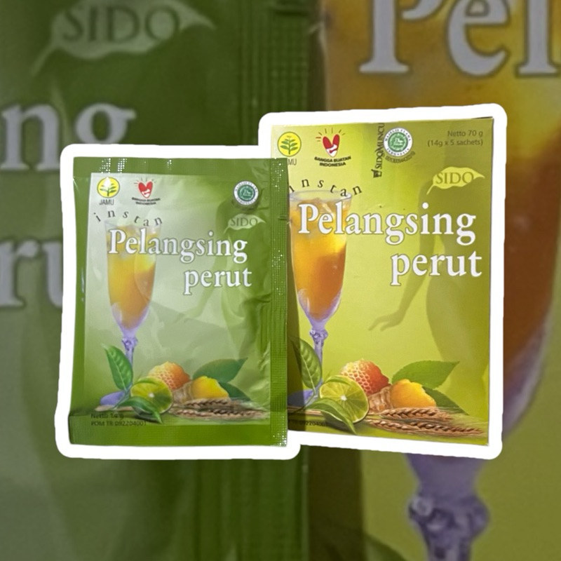 Jual Jamu Pelangsing Perut Instan Sidomuncul (5sachet) | Shopee Indonesia