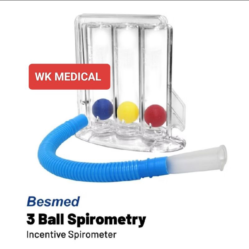 Jual ONEMED Incentive 3 Ball Spirometer – Spirometer 3 Bola Besmed ...