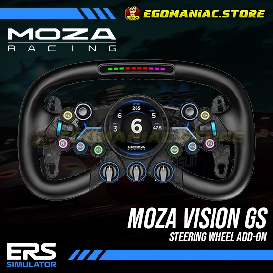 Jual MOZA Vision GS Steering Wheel Add-On with Gyroscope Display ...