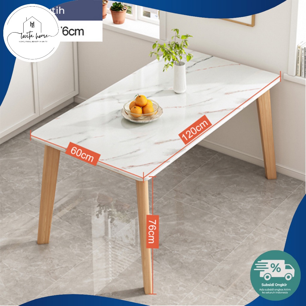 Jual Meja Makan Besar UKURAN 120*60/ Dining Table / Meja Makan ...
