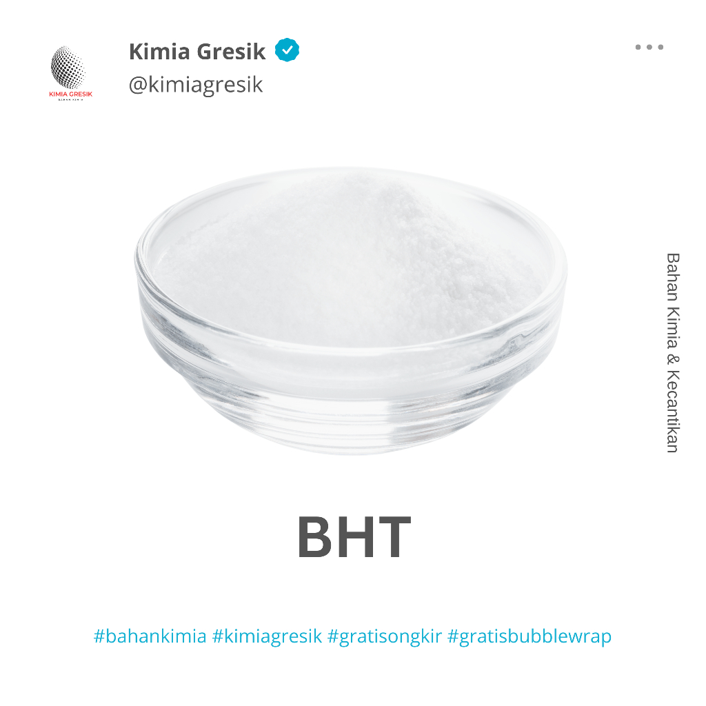 Jual BHT Butylated Hydroxytoluene Food Grade 100 gr | Shopee Indonesia