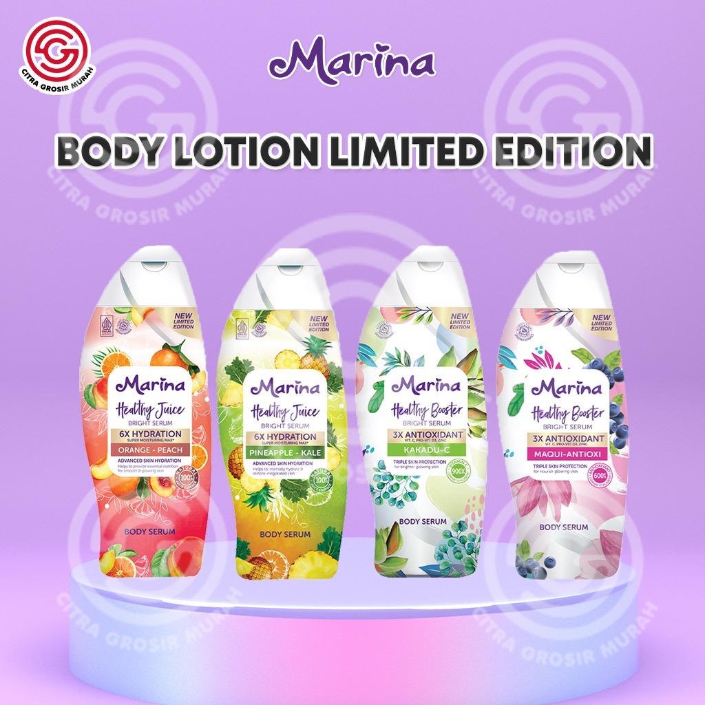 Jual MARINA Hand & Body Lotion Limited Edition Series || Marina Healthy ...