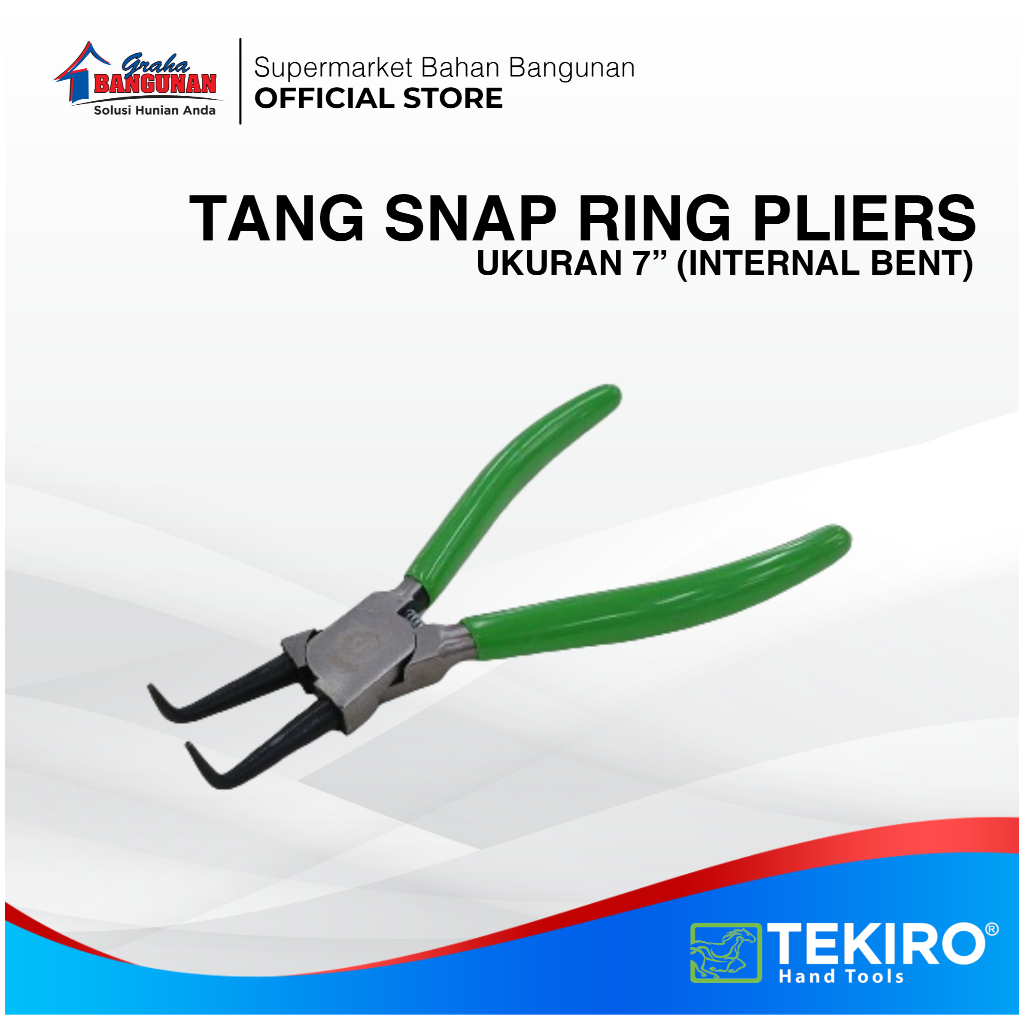 Jual TEKIRO TANG SNAP RING INTERNAL BENT / TANG CIRCLIP / TANG KNIP ...