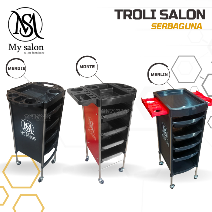 Jual Rak salon facial rak troli barbershop troley | Shopee Indonesia