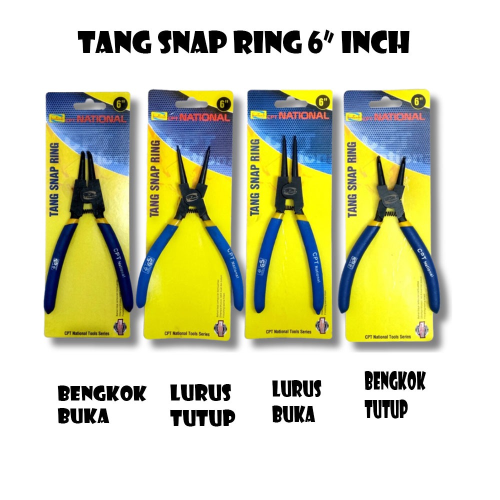 Jual CPT NATIONAL Tang Snap Ring 6 Inch LURUS TUTUP-LURUS BUKA-BENGKOK ...