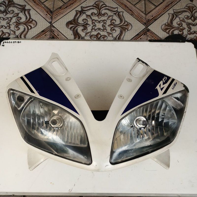 Jual HEADLAMP REFLEKTOR LAMPU DEPAN YAMAHA R15 OLD COVER NYA ORIGINAL ...