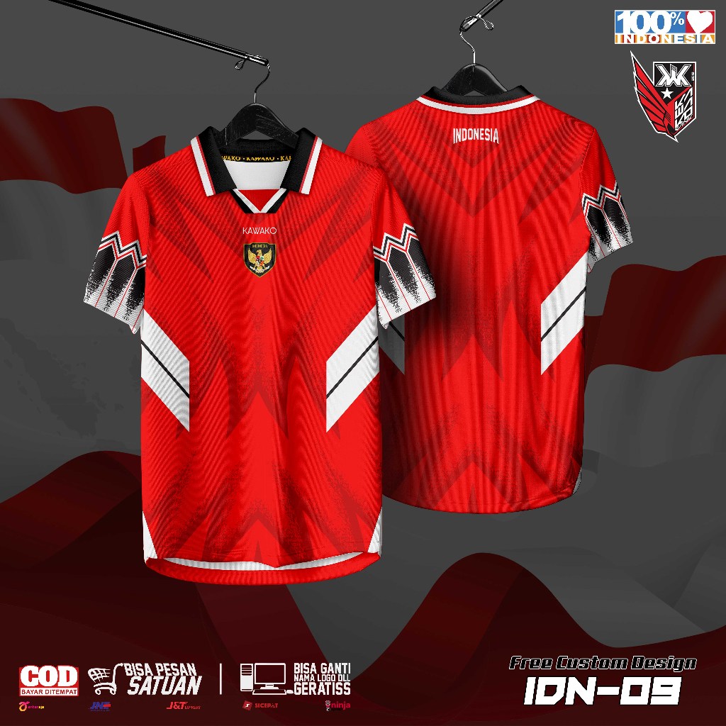 Jual Jersey fantasy Timnas indonesia (Bahan dryfit Emboss) | Shopee ...