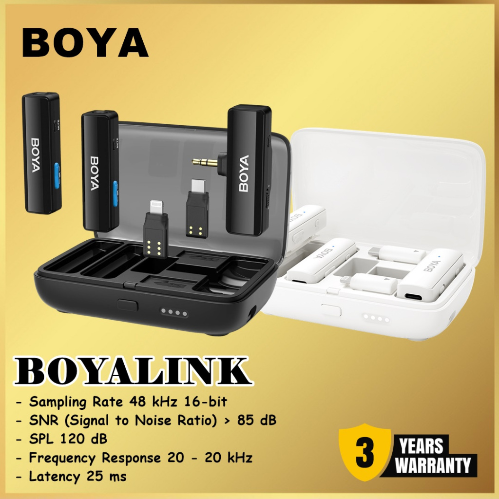 Jual Boya Link BoyaLink All-in-One 2.4GHz Wireless Microphone for ...