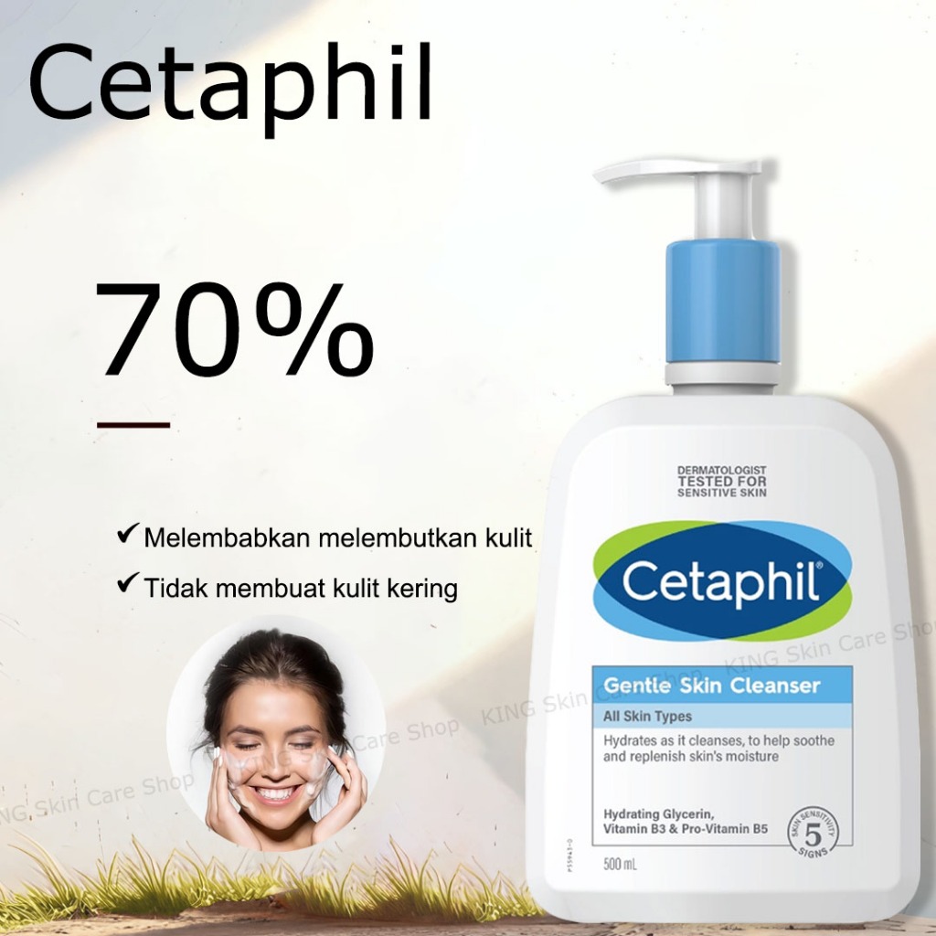 Jual Cetaphil Gentle Skin Cleanser 500ml【BPOM】 Facial Wash dengan ...