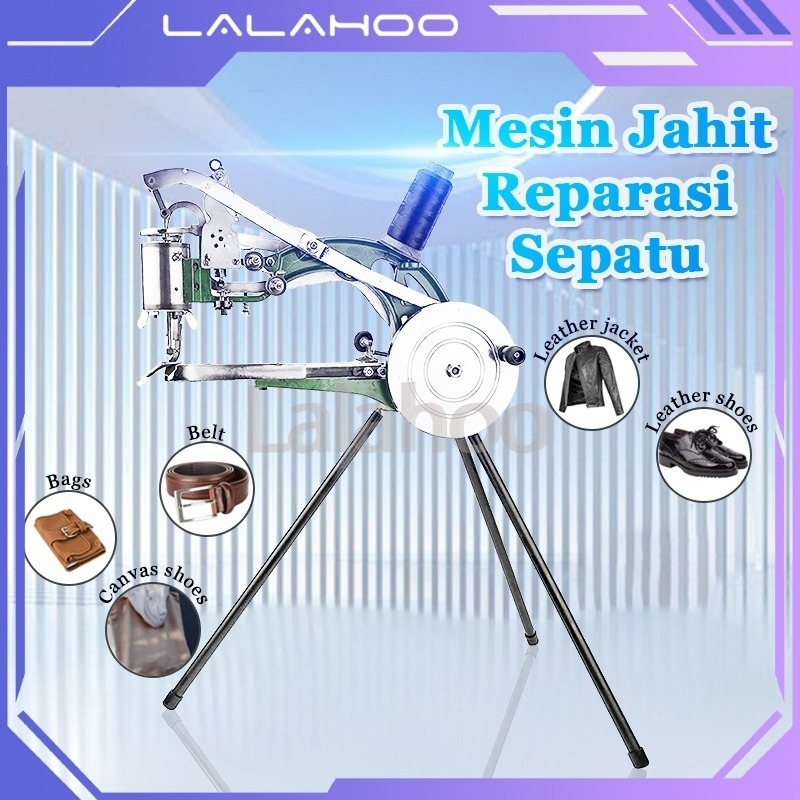 Jual Mesin Jahit Reparasi Sepatu Manual 360° 0.6CM Jahit Sepatu/Kulit ...