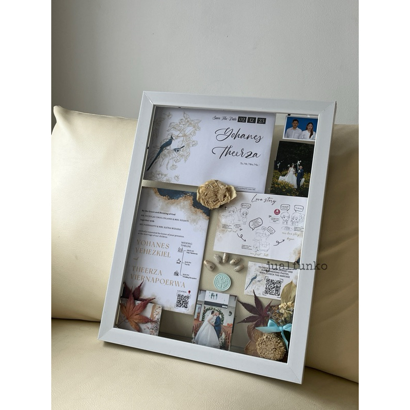 Jual Bingkai Pop Up Frame Wedding Event Ulang Tahun Birthday Keepsake ...