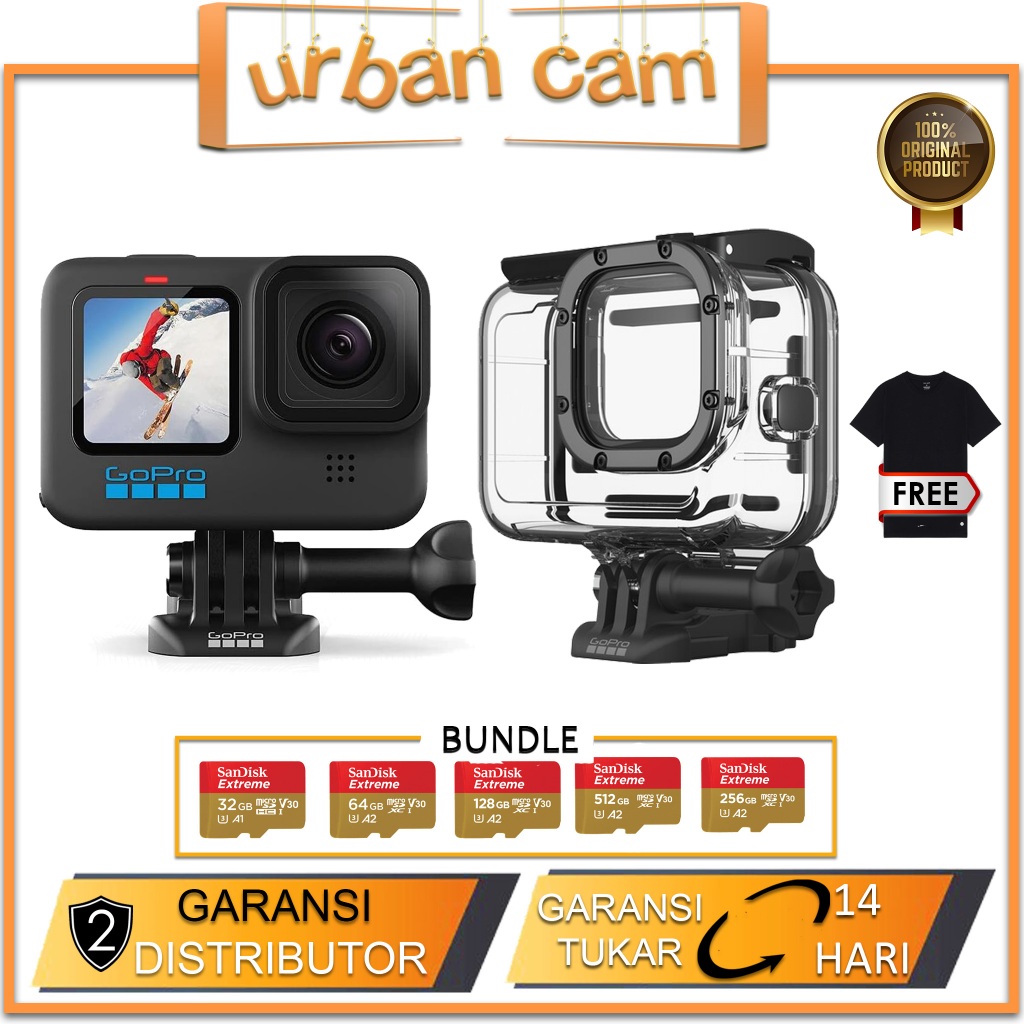 Jual GoPro HERO10 Black / GoPro HERO 10 Black / Go Pro HERO 10 Black | Shopee Indonesia