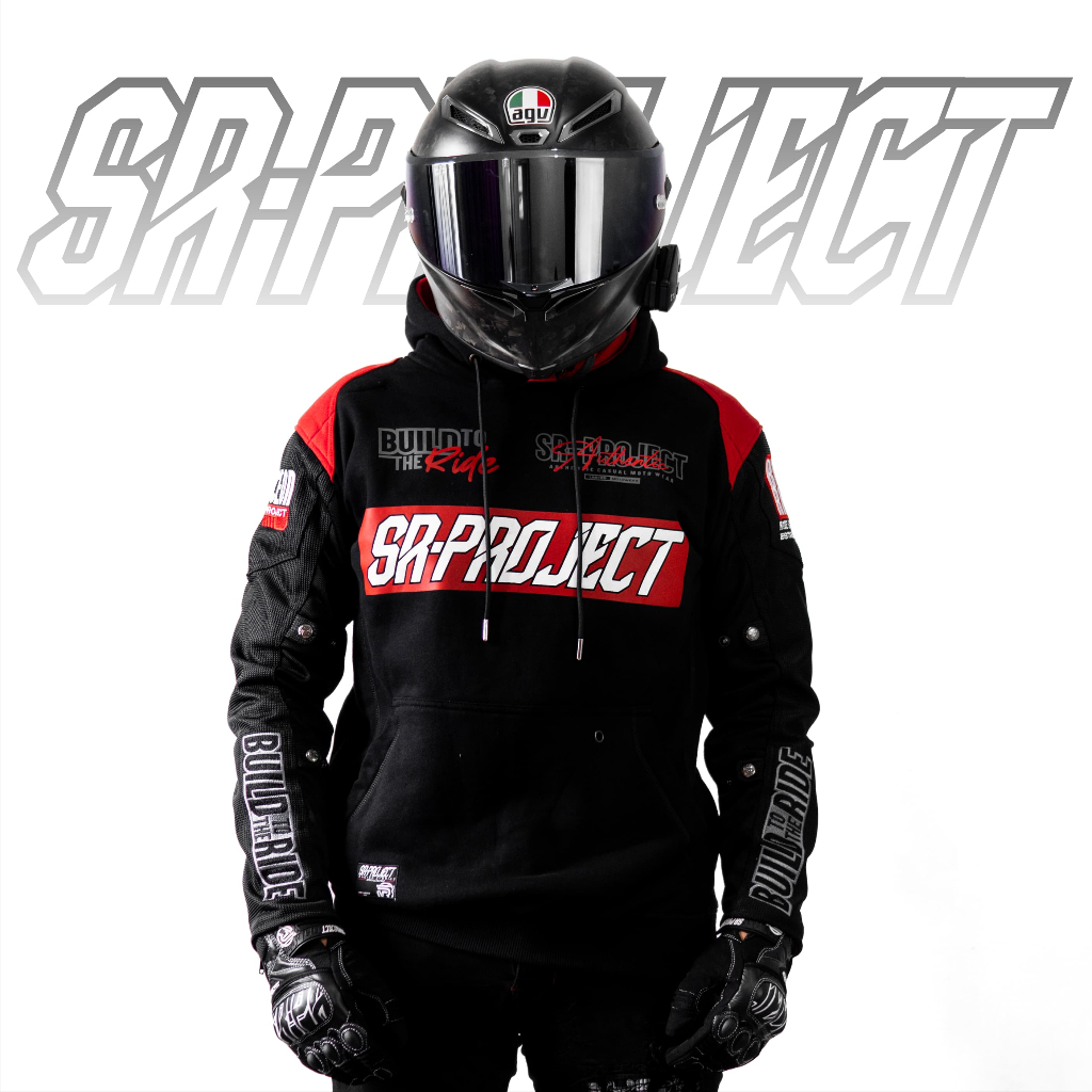 Jual Hoodie SR PROJECT Racing Stories Casual Rider Shadow Sonic Black ...
