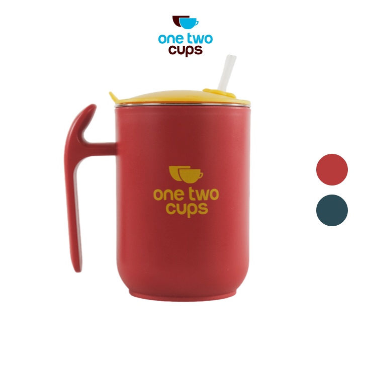 Jual One Two Cups Gelas Kopi Double Layer Stainless Steel + Tutup ...