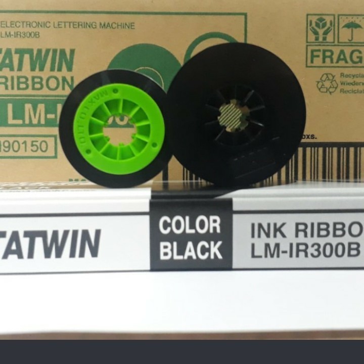 Jual Tinta Letatwin Ink Ribbon LM-IR300B Hitam - mesin LM-370/380/390A ...