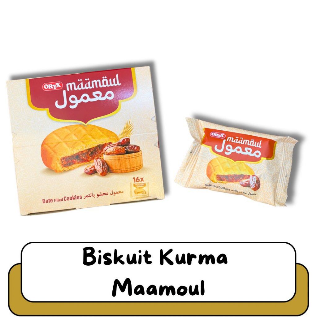 Jual OLEH OLEH HAJI DAN UMROH BISKUIT MAMOUL SAUDI DATES ORYX I CEMILAN ...