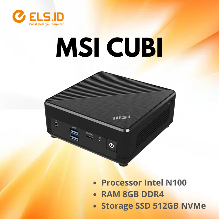 Jual Mini PC MSI Cubi Intel N100 8GB 256GB/512GB W11 PRO | Shopee Indonesia