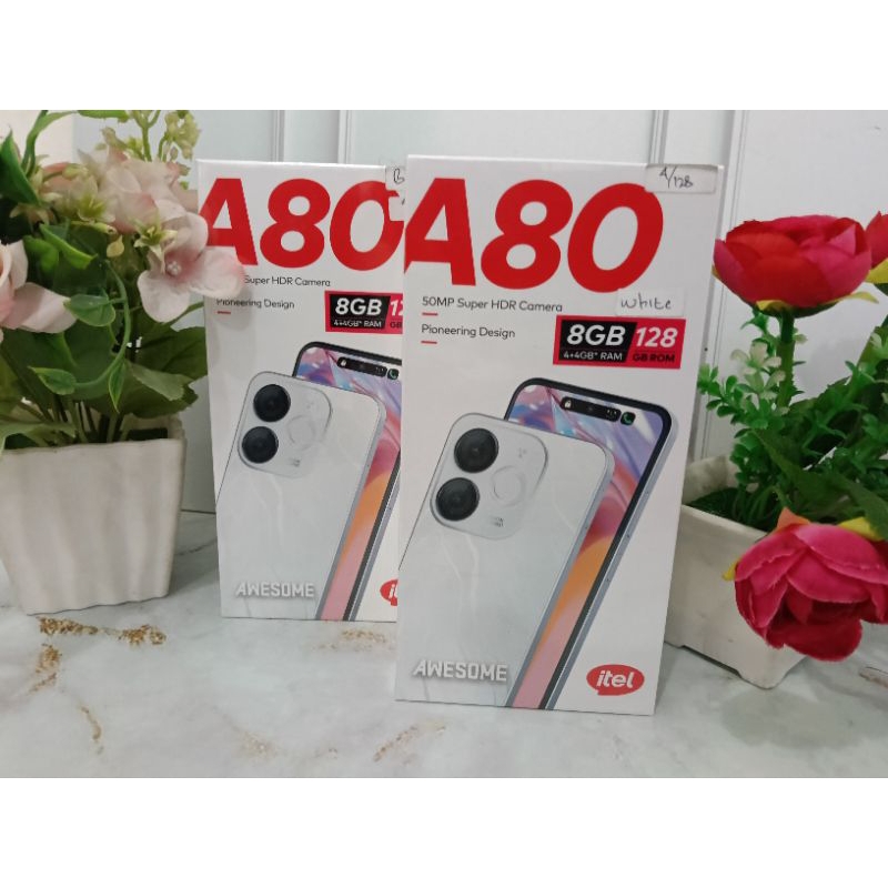 Jual itel A80 4+4/128GB Memory - 50MP Super HDR Camera - Pioneering Design - 6.7" Punch Hole ...