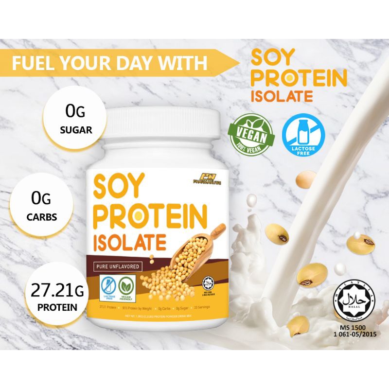 Jual Pharmanutri Soy Protein isolate 1kg 33serv (Unflavor) 91% protein ...