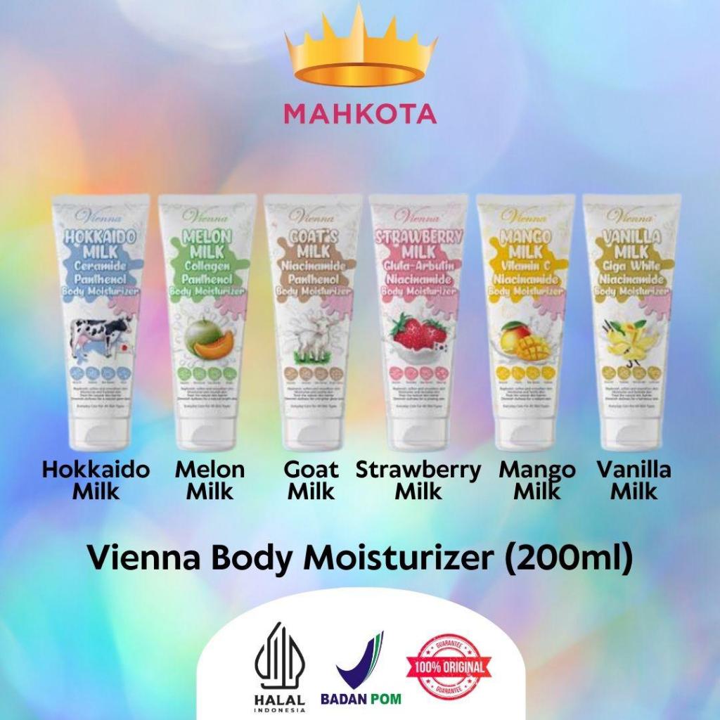 Jual ☘️Mahkotacosmetik☘️Vienna Body Moisturizer Hokkaido Milk/Melon ...
