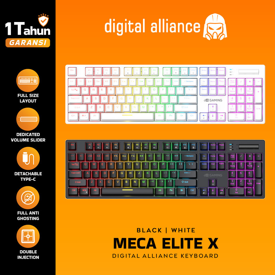 Jual KEYBOARD GAMING DIGITAL ALLIANCE MECHANICAL RGB ANTI GHOSTING ...