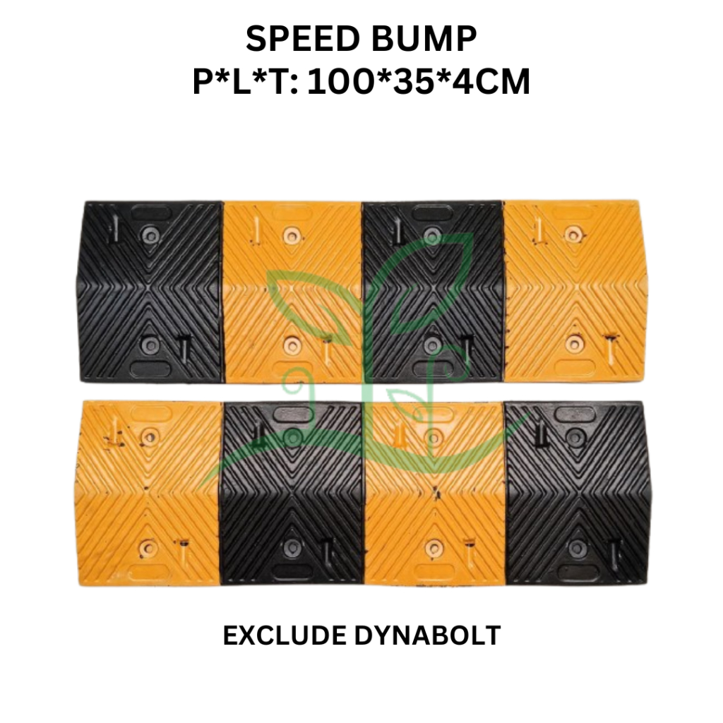 Jual Rubber Speed Bump Warna Kuning Hitam/ Polisi Tidur Karet Warna ...