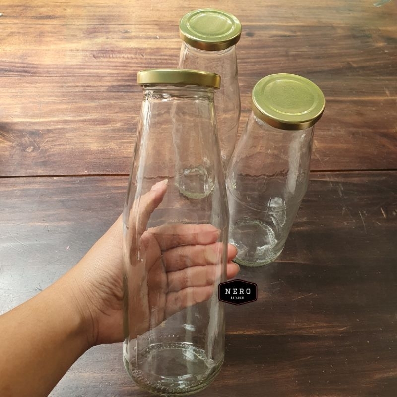 Jual Botol Kaca Jus 700ml / Juice Bottle / Kemasan Kaca / Botol Juice ...