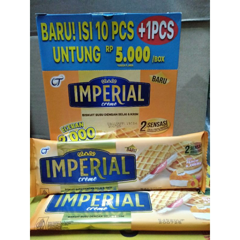 Jual BISKUIT IMPERIAL CREME ECERAN DUA RIBU | Shopee Indonesia