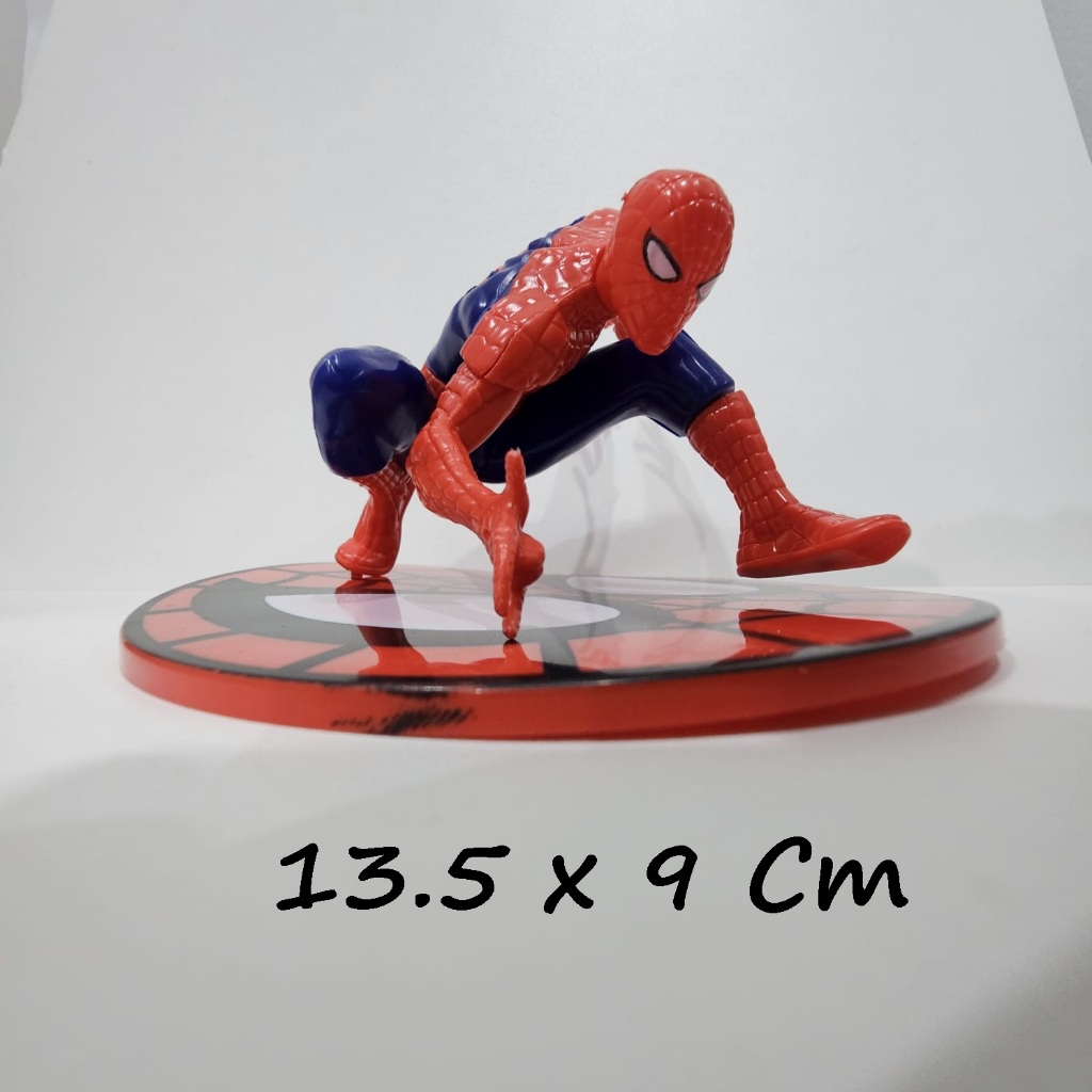 Jual Cake Topper Spiderman Toper Kue Ulang Tahun Spiderman Action ...