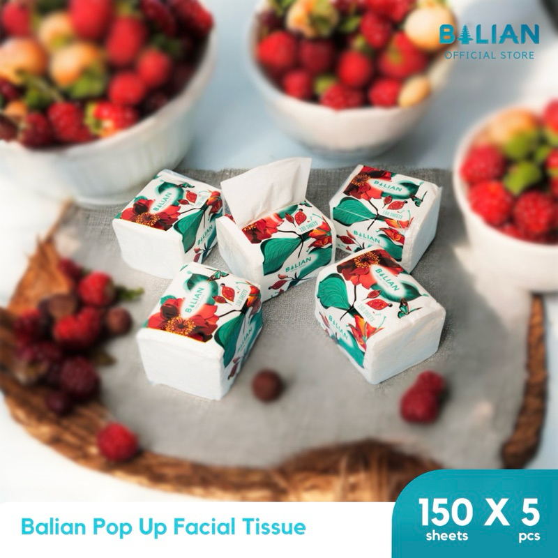 Jual Balian Pop Up Tissue [150s X 5pcs] / Tisue Wajah / Tissu Muka ...