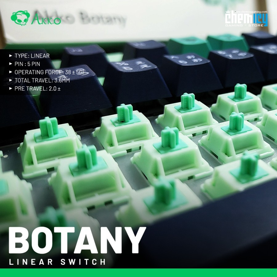 Jual Akko Botany Linear Mechanical Keyboard Switch | Shopee Indonesia