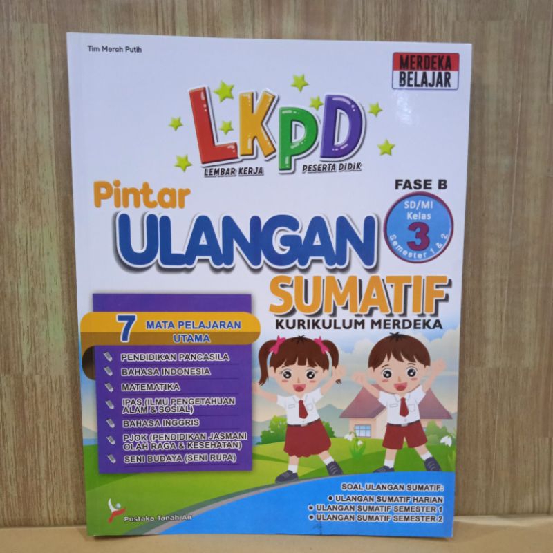 Jual LKMD PINTAR ULANGAN SUMATIF KELAS 3 SD LKPD KURIKULUM MERDEKA ...