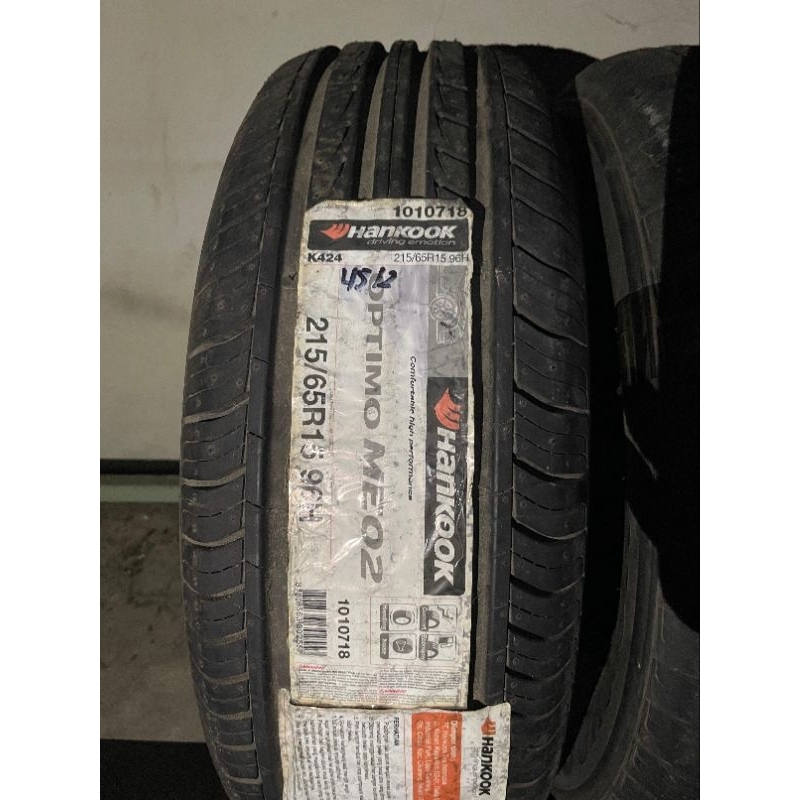 Jual CUCI GUDANG!! Ban Hankook 215/65/R15 Optimo (TAHUN 2017) | Shopee ...