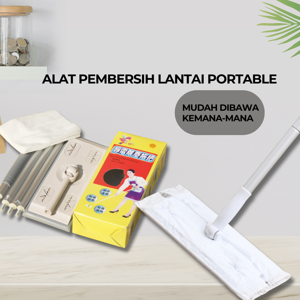 Jual DECORRY (DC01) Penyapu Mop Tisu pakai buang Wiper Wet Dry Tissue ...