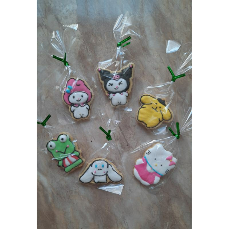 Jual Cookies karakter icing sugar sanrio series, cookies homemade hello ...